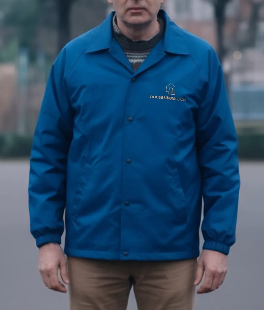Man vs Baby Rowan Atkinson (Trevor Bingley) Blue Jacket | TLC